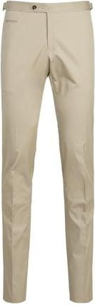 PT01 Pantalon slim &agrave; plis en coton m&eacute;lang&eacute;