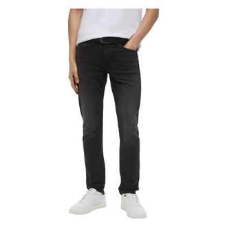 Calvin Klein Jeans Schwarze Slim Taper Oil Jeans - - Jeans - Herren - Schwarzk - W31 L32
