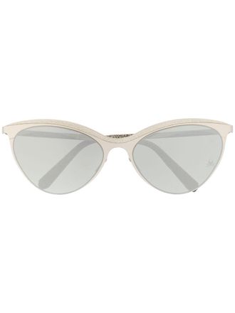 Philipp Plein Eyewear lunettes de soleil Paris - Argent