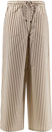 Max Mara Femme, Pantalons, Beige, Taille: 36 FR Wide Pantalons