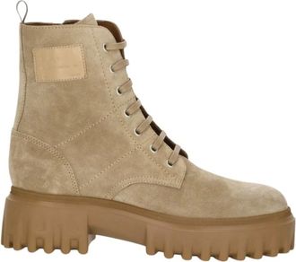 Hogan Femme, Chaussures, Beige, Taille: 38 1/2 EU Botte H700