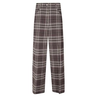 Alysi Weite Hose - - Trousers - Damen - Braun - S