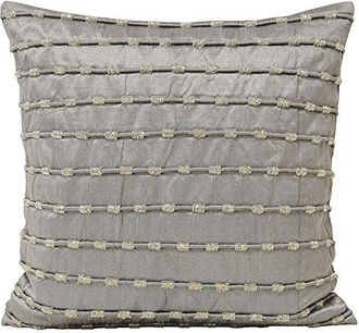 Riva Paoletti Kismet Kissenbezug, Polyester, Grau, 50 x 50cm