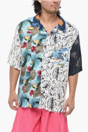 Gallery Dept. Patchwork Short-Sleeve Shirt size Xxl