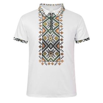 Generic Polo Homme Chemise &Eacute;t&eacute; Rue Homme Sport Manches Courtes 3D Simple Impression L&acirc;che Top, Orange, XXL