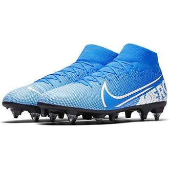 Nike Nike BQ9141-414 Mixte Adulte Chaussures de Football, Blue Hero/White/Obsidian, 40.5 EU