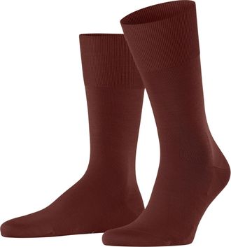 Falke Herren Socken ClimaWool M So Wolle Lyocell einfarbig 1 Paar, Rot Brick 8408, 43-44
