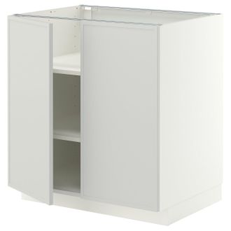 IKEA METOD Unterschrank m B&ouml;den/2T&uuml;ren