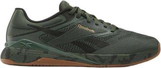 Reebok Unisex Nano X5 Sneaker, GRIT Green/Black/Khaki Brown, 43 EU