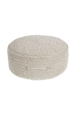 Lorena Canals Pouf Lavable en Machine Chill Natural Couvrir: 97% Coton 3% Autres Fibres Remplissage 100% Boules de polystyr&egrave;ne -Beige- &Oslash; 50 x 20 cm