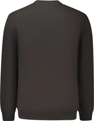 Tommy Hilfiger Logo-Print Cotton Sweatshirt - Black