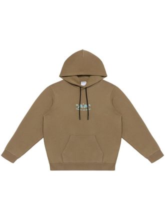 Marcelo Burlon Vintage Logo Hoodie - Braun