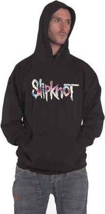 Slipknot Sweat-Shirt &Agrave; Capuche Eye Band Logo Nouveau Officiel Unisex Noir Size XL