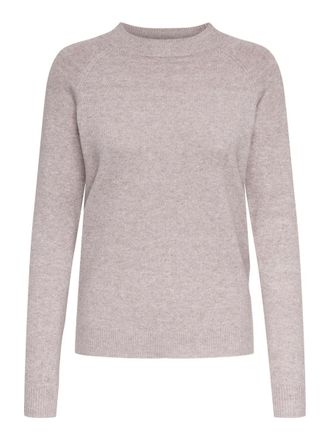 Only Damen Basic Strickpullover | Einfarbiger Knitted Stretch Sweater | Langarm Rundhals Shirt ONLRICA, Farben:Rosa, Gr&ouml;&szlig;e:34
