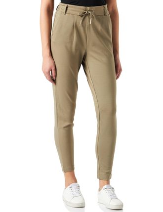 Only Damen Elegante Stoffhose Poptrash Paperback Stretch Pants Business Trousers ONLPOPTRASH NEU, Farben:Olive, Größe:M / 32L, Z-Länge:L32