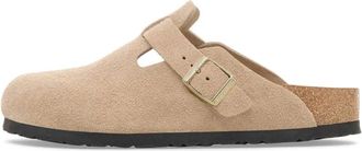 Birkenstock Homme, Chaussures, Beige, Taille: 38 EU Boston BS Suede Leather Narrow Fit