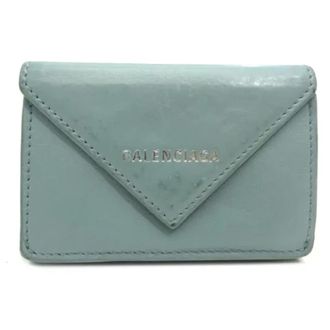 Balenciaga Pre-owned Cuir petite-maroquinerie - Femme - Pre-owned - Bleu - Taille: ONE Size