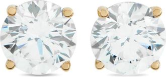 Luxury Bazaar diamond stud earrings - Gold