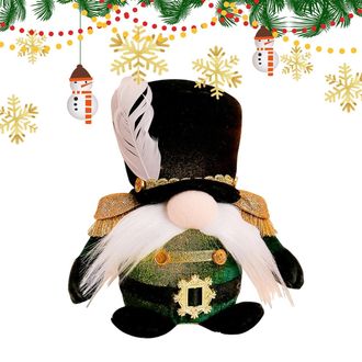 Generic Beleuchten Sie den Weihnachtsmann, Weihnachtssoldat, Gnome, stehend, Dekoration, saisonale Dekoration für Büro im Herbst und Winter, zu Hause, außerha