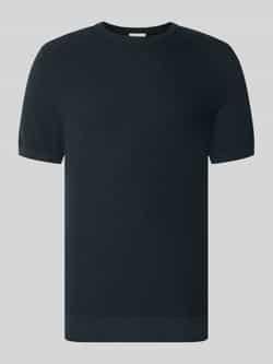 Profuomo T-Shirt aus Baumwoll-Leinen-Mix