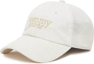 Tommy Jeans Cap Script AW0AW17908 Écru