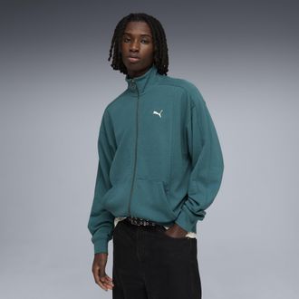 Puma Veste de surv&ecirc;tement d&eacute;contract&eacute;e Pinnacle PUMA Class Homme, Accessoires, Vert, XXL