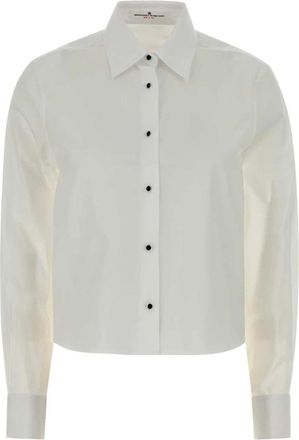 Ermanno Scervino Femme, Blouses et Chemises, Blanc, Taille: 40 FR Camicia