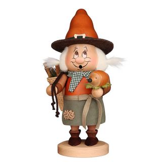 Christian Ulbricht R&auml;ucherm&auml;nnchen Wichtel Waldweibl - 31,5 cm