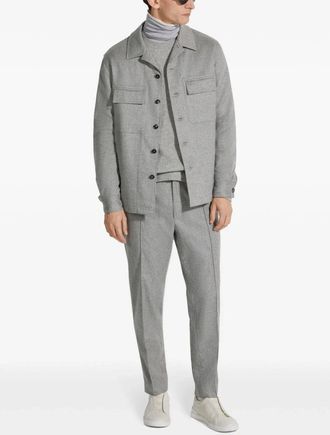 Ermenegildo Zegna Oasi Alba Shirt Jacket - Gray