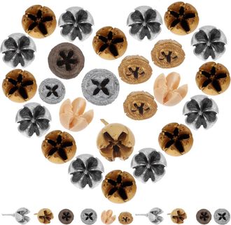 Amosfun Getrocknete Eukalyptus-Fr&uuml;Chte Weihnachtskranz Dekorative Anh&auml;Nger F&uuml;R DIY Weihnachtsdeko Und Fotografie Requisiten 35 St&uuml;Ck