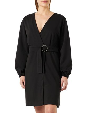 Ichi Damen IHSIMONSE DR4 Kleid, 194008/Black, M