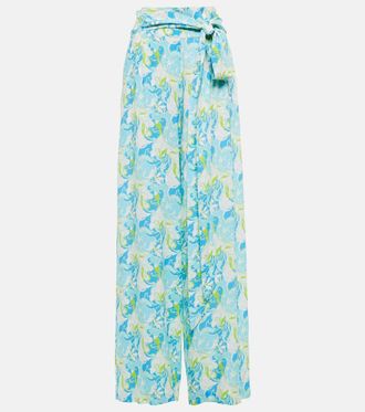 Melissa Odabash Pantalon ample Natasha imprimé