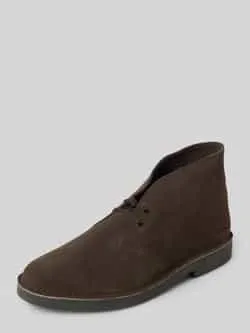 Clarks Boots aus Rindsvelours mit Kreppsohle