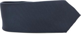 Canali Homme, Accessoires, Bleu, Taille: ONE Size Plain Silk Tie