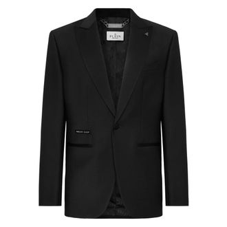 Philipp Plein Homme, Vestes, Noir, Taille: XL Blazers