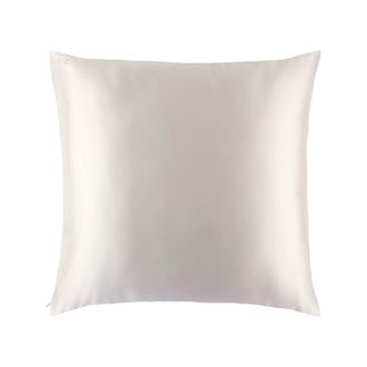 Slip 22 Momme Seidenkissenbezug in 80 x 80cm im Petal Design - aus 100% Maulbeer Seide, mit Rei&szlig;verschluss, atmungsaktiv, ideal f&uuml;r Allergiker, Wei&szlig;