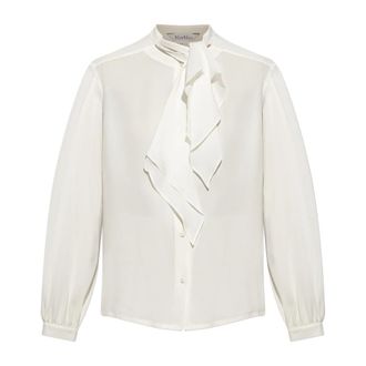 Max Mara Leccio Seidenhemd - - Blouses & Shirts - Damen - Wei&szlig; - 3XS