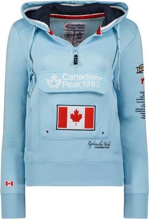 Canadian Peak Gyrelle_Lady - Womens Zip Hoodie Pockets - Sweatshirt Sweater Long Sleeve Warm Hoodie Jacket - Womens Spring Summer Autumn Winter Season (Sky Blue XXL