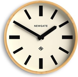 Newgate Watches Bali wanduhr | Skandinavisch inspirierte Bambusuhr | 30 cm | Modernes minimalistisches Design für die Küche, das Wohnzimmer oder das Büro