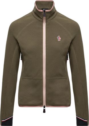 Moncler Sweat zippé en molleton