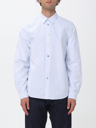Paul Smith Chemise ray&eacute;e en coton biologique avec col fran&ccedil;ais