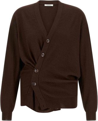 Christophe Lemaire Cardigan - Rouge Brun