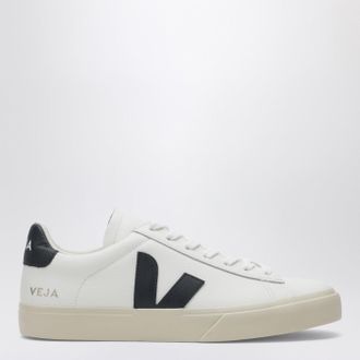 Veja Campo Sneaker aus wei&szlig;em und schwarzem Leder