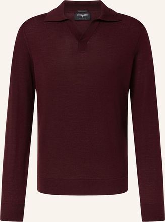 Strellson Strick-Poloshirt Marek rot