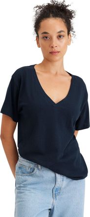 Dockers Damen Deep V-Tee TEES, Navy Blazer, M EU