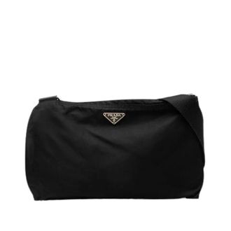 Prada Pre-owned Nylon Crossbody Bag - - Pre-owned - Damen - Schwarzk - ONE SIZE
