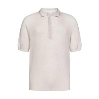 Laneus Baumwoll-Poloshirt - - Tops - Herren - Wei&szlig; - XL