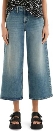 QS by s.Oliver Jeans-Culotte Catie/Slim Fit/Mid Rise