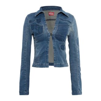 Diesel De-Vilara-S Top - - Jackets - Damen - Blau - XS