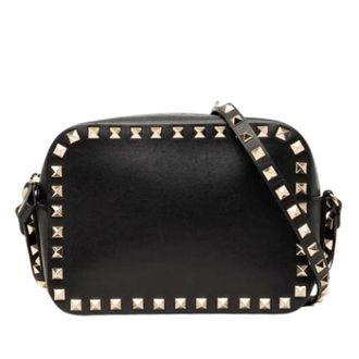 Valentino Pre-owned Studded Crossbody Bag - - Pre-owned - Damen - Schwarzk - ONE SIZE